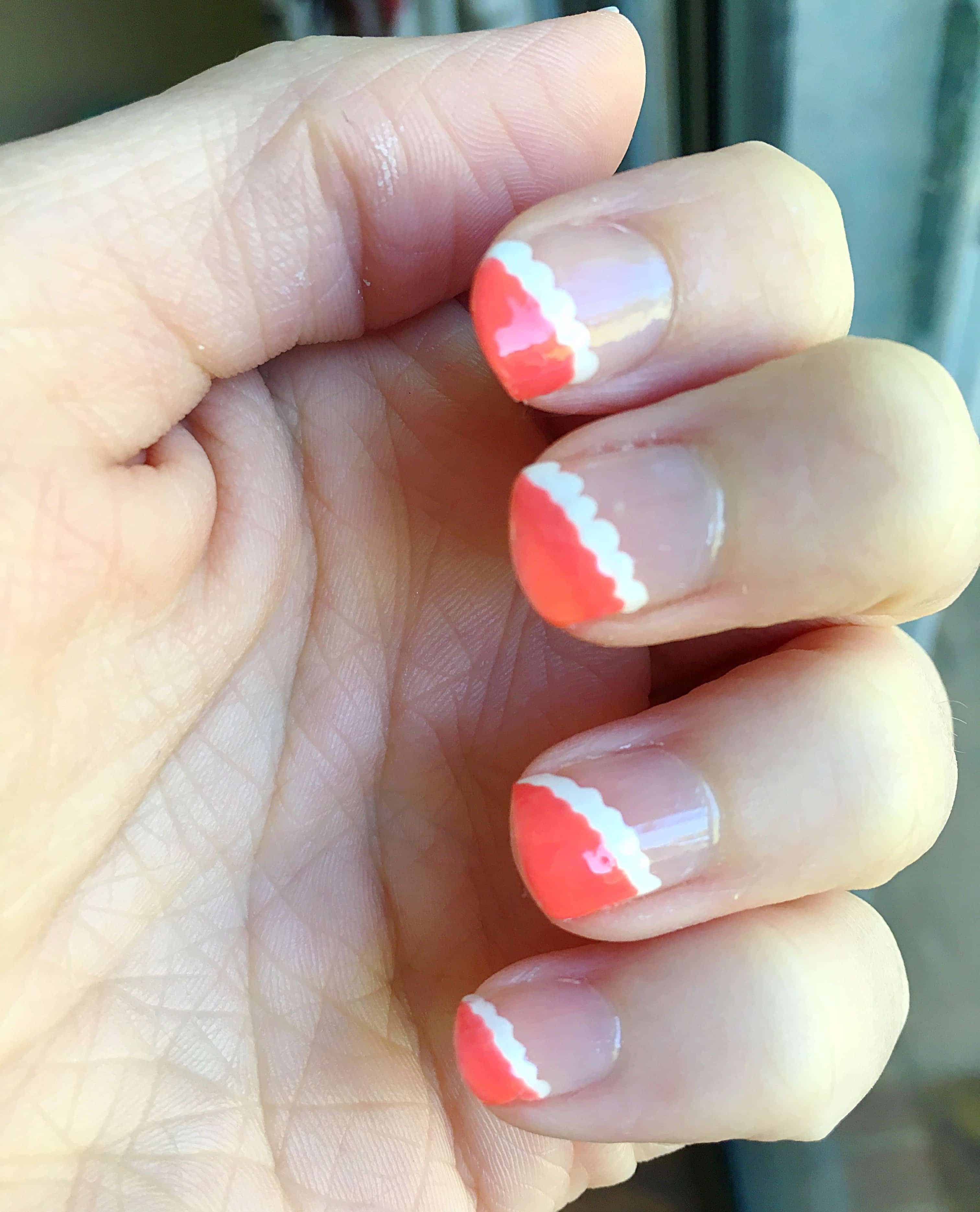 Scalloped Nail Tutorial - Kindly Unspoken