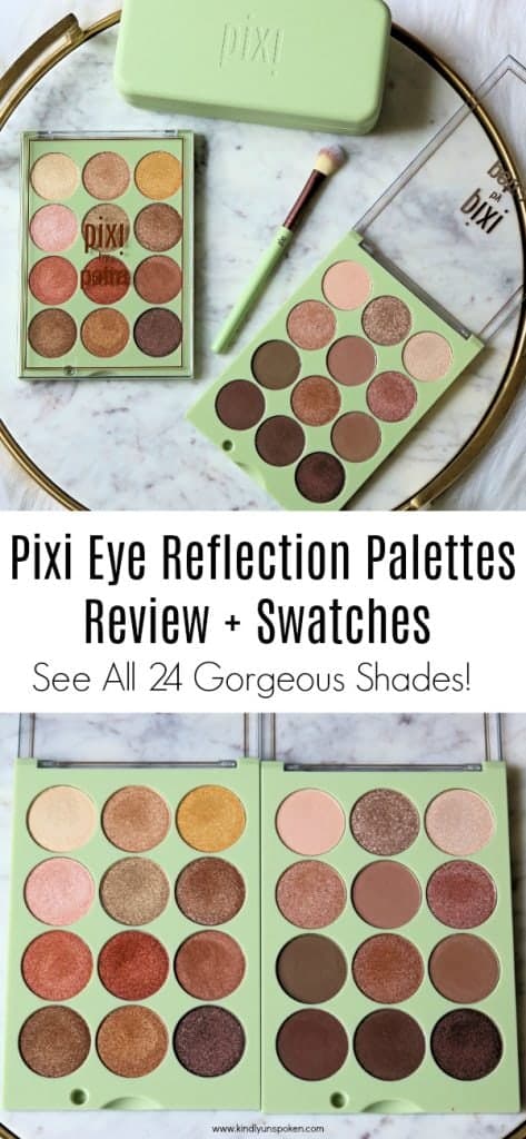 Pixi Eyeshadow Review - Eye Reflection Palettes - Kindly Unspoken