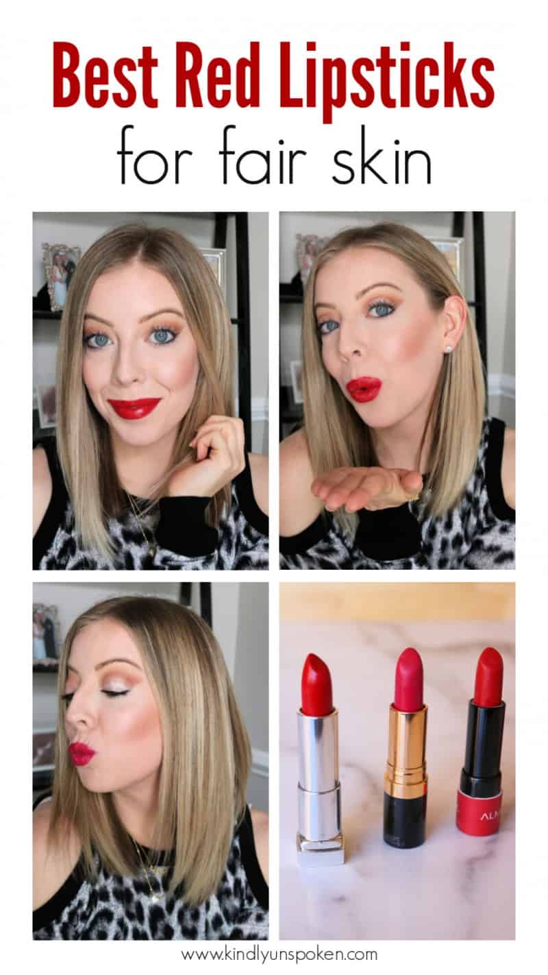 Best Red Lipsticks for Fair Skin - Kindly Unspoken