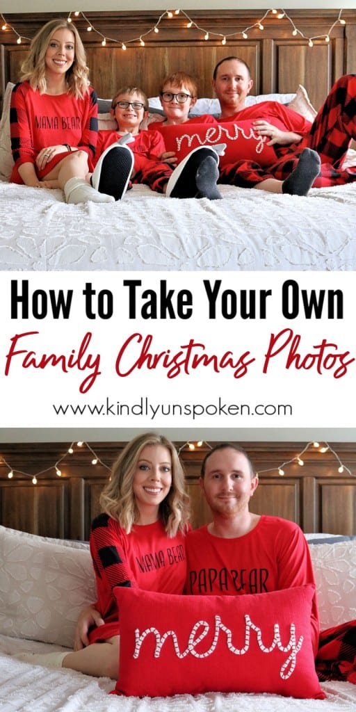DIY Family Christmas Photos - Cute & Easy Ideas - Kindly Unspoken