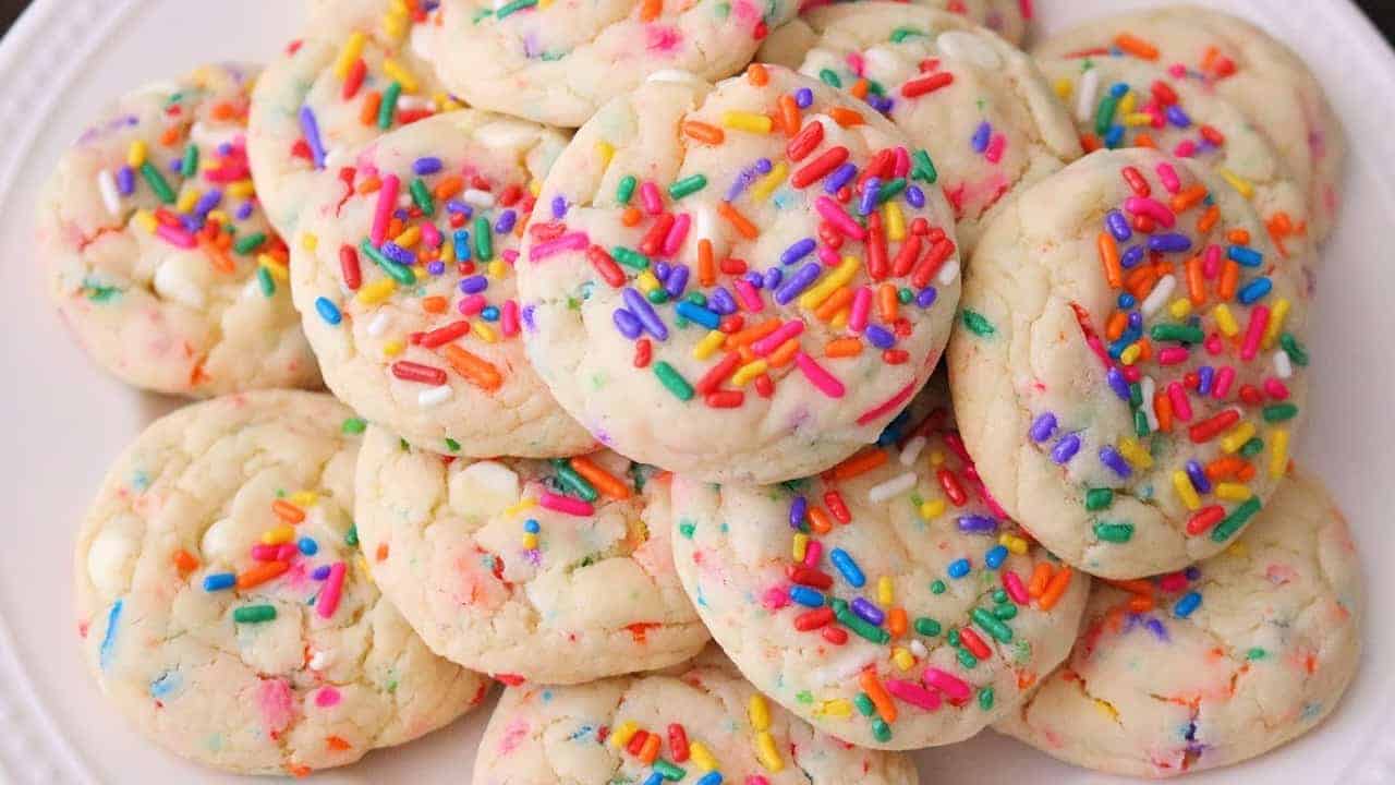 Funfetti Cake Mix Cookies (Birthday Cake Cookies) - Kindly Unspoken