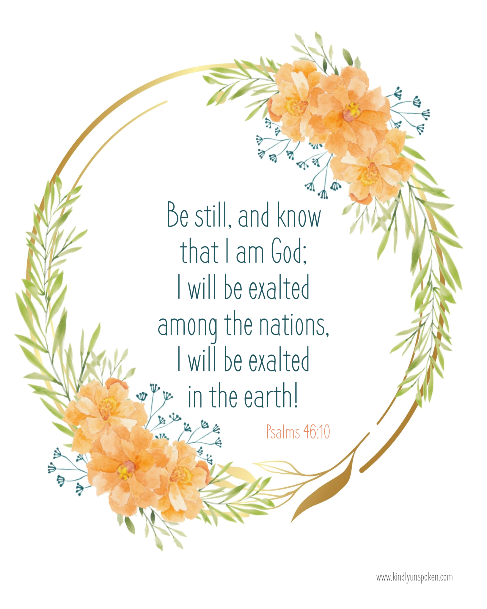 12 Encouraging Free Printable Bible Verses - Kindly Unspoken