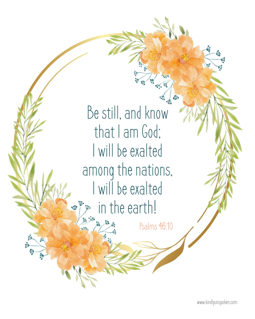 12 Encouraging Free Printable Bible Verses - Kindly Unspoken