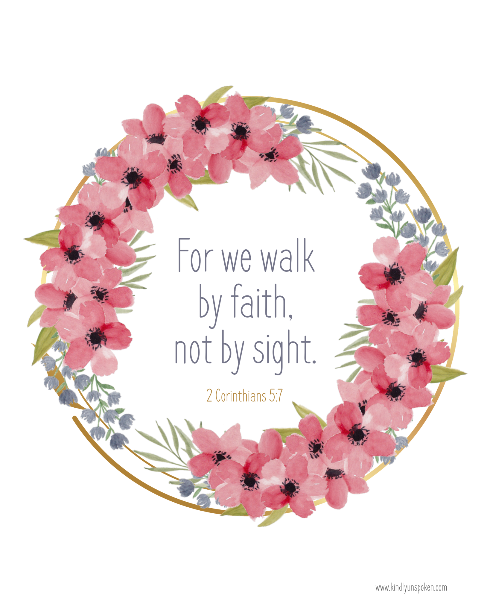 12 Encouraging Free Printable Bible Verses - Kindly Unspoken