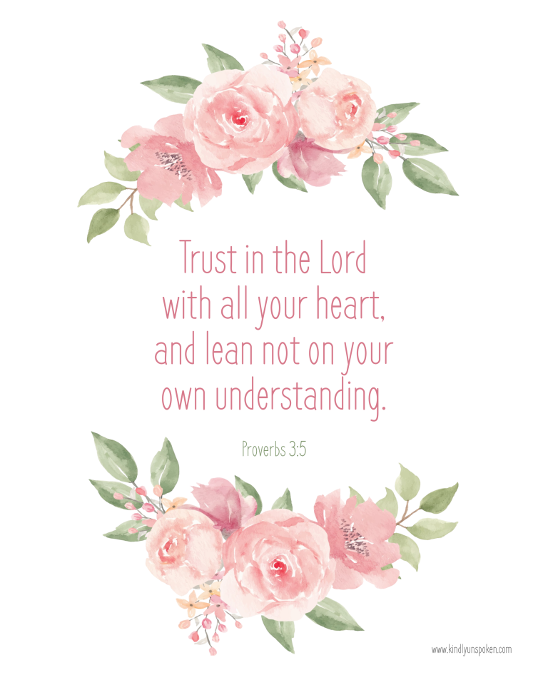 12 Encouraging Free Printable Bible Verses - Kindly Unspoken