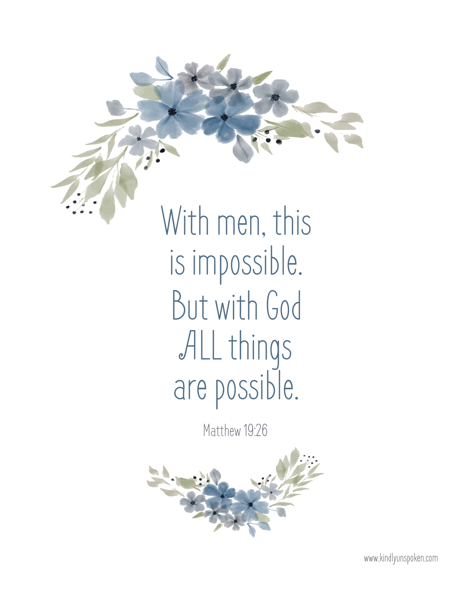 12 Encouraging Free Printable Bible Verses - Kindly Unspoken