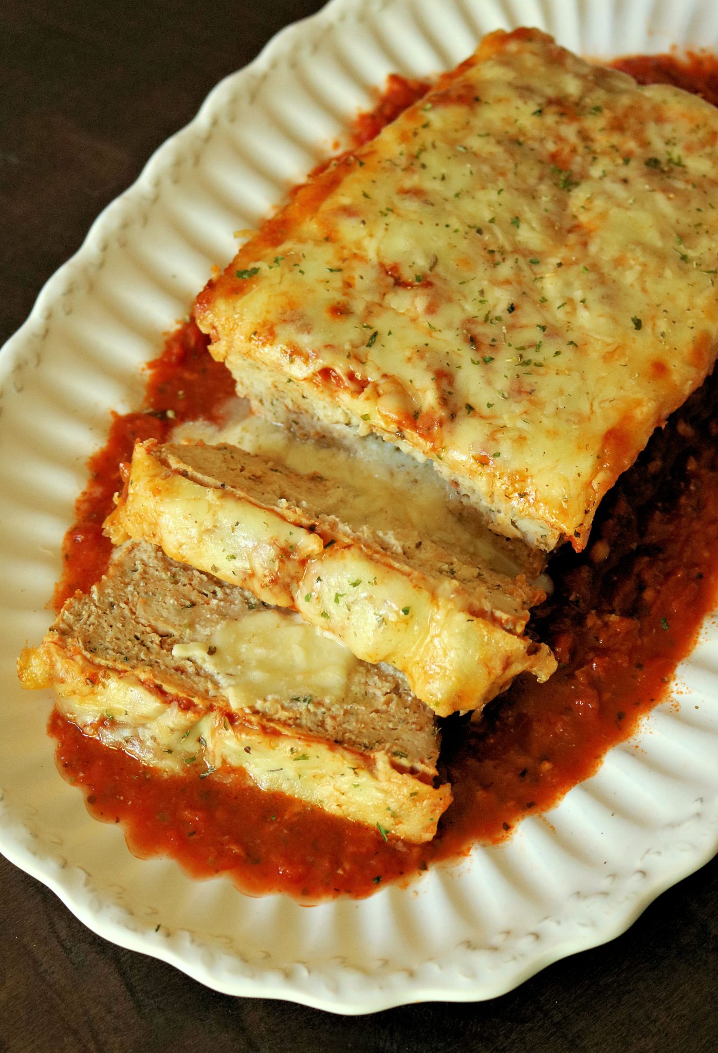Cheesy Italian Ground Chicken Meatloaf - Kindly Unspoken