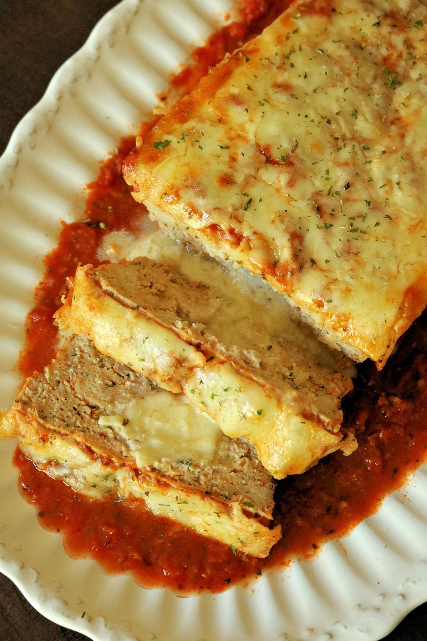 Cheesy Italian Ground Chicken Meatloaf - Kindly Unspoken
