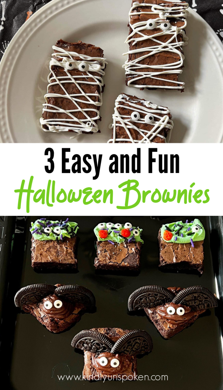 3 Easy Halloween Brownies - Spooky & Fun Ideas - Kindly Unspoken