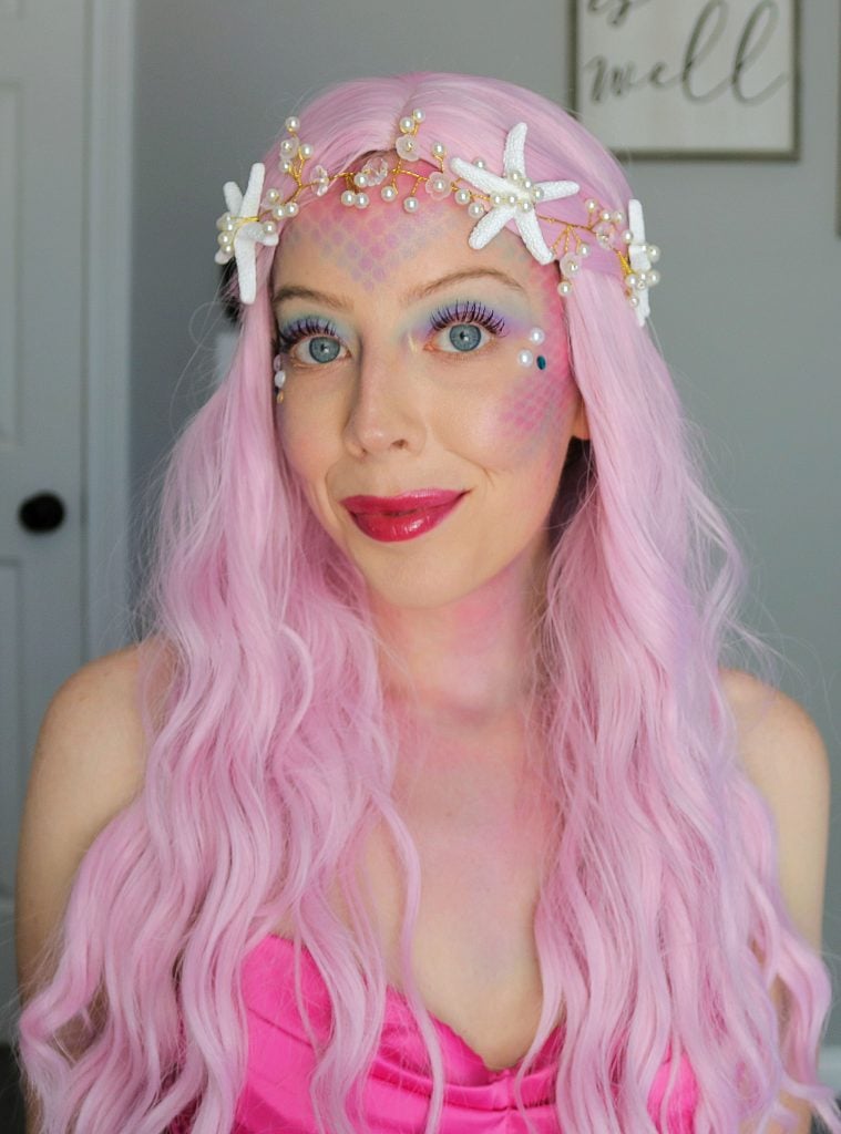Easy Mermaid Makeup Halloween Tutorial - Kindly Unspoken