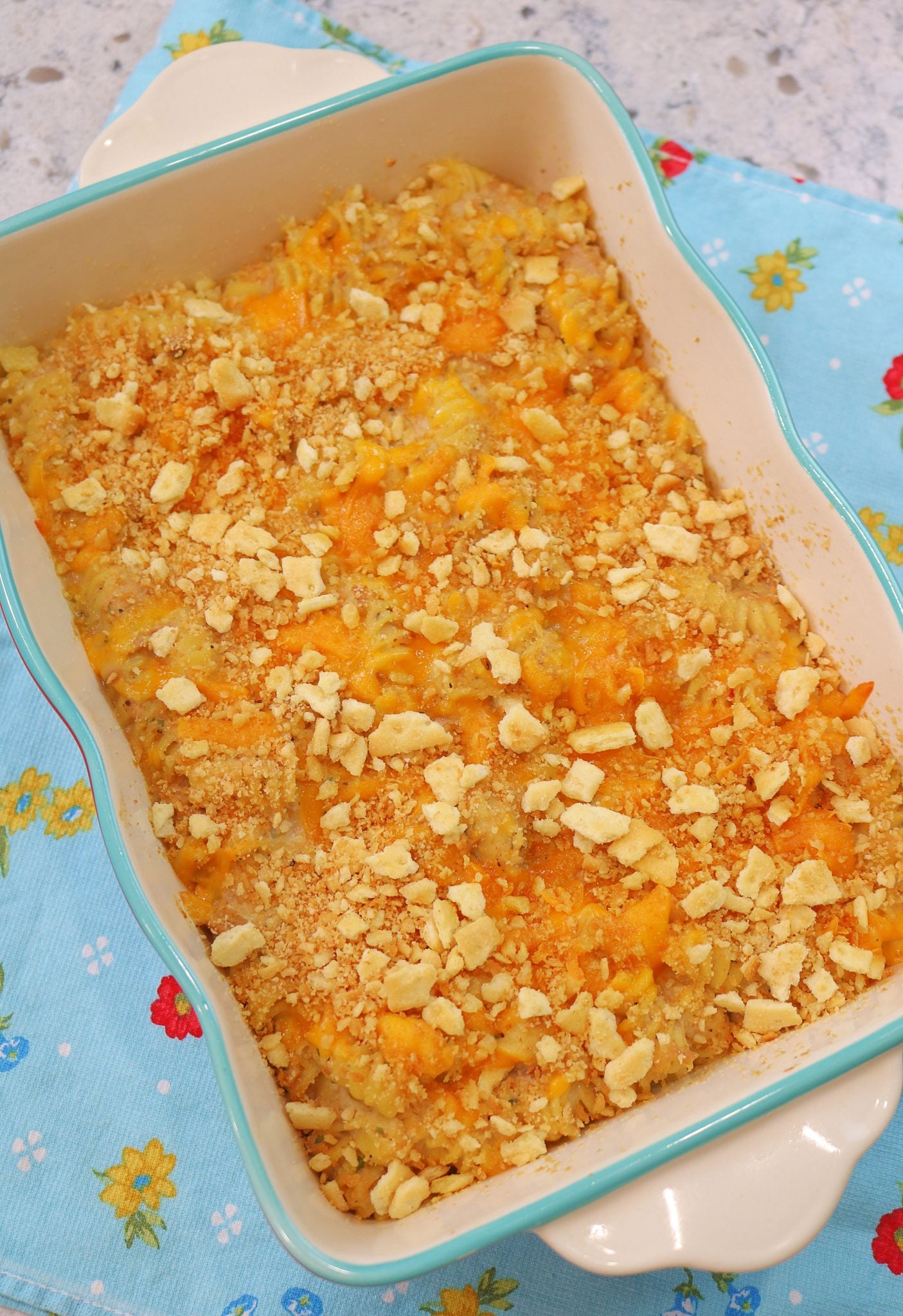 Easy Cheesy Tuna Noodle Casserole - Kindly Unspoken