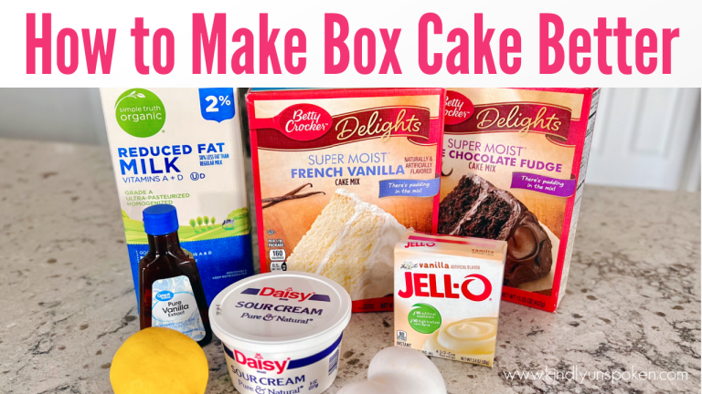How To Make Box Cake Better - Kindly Unspoken