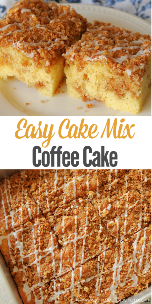 Easy Cake Mix Coffee Cake - Kindly Unspoken