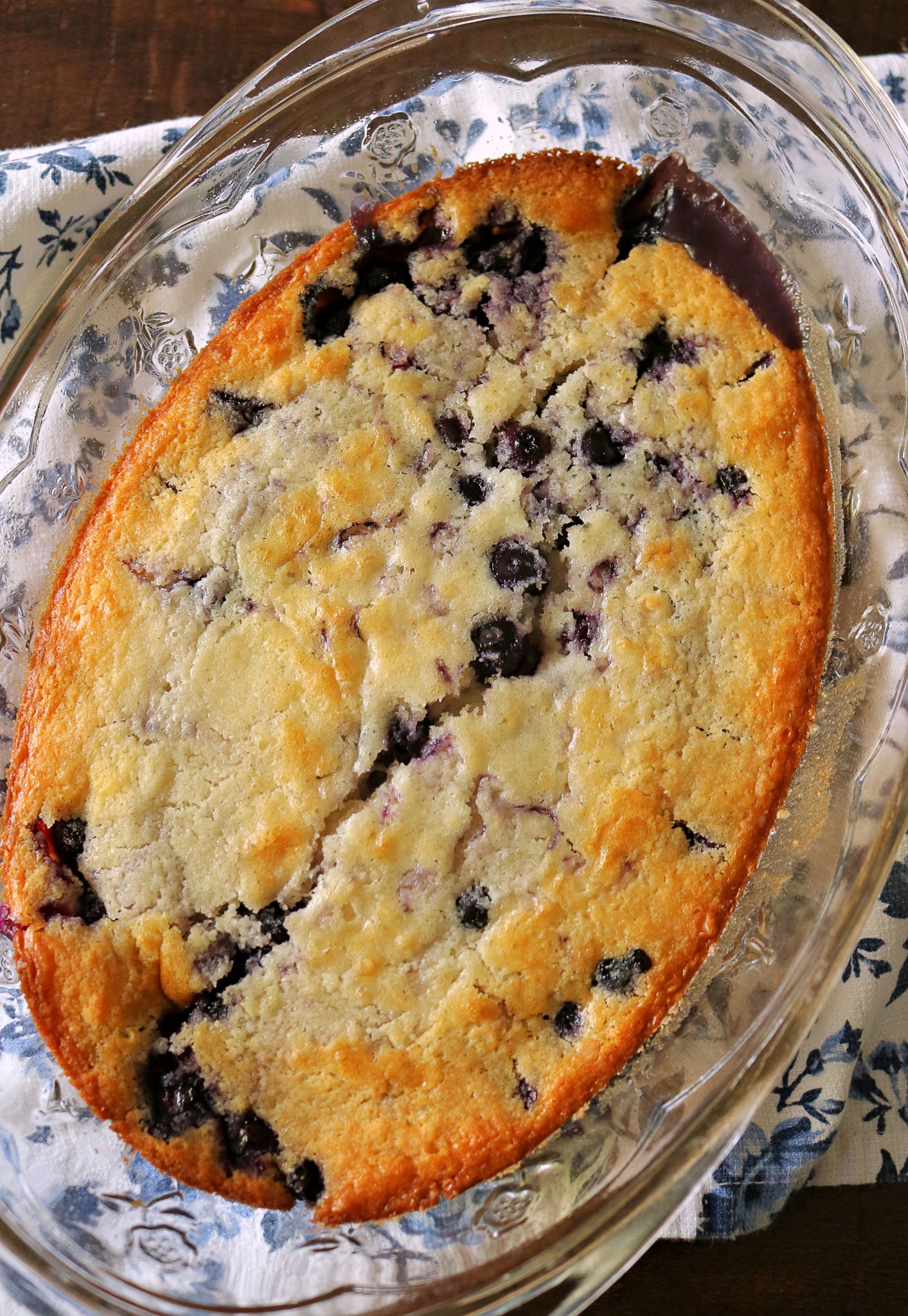 Easy Old Fashioned Blueberry Cobbler Recipe - Kindly Unspoken