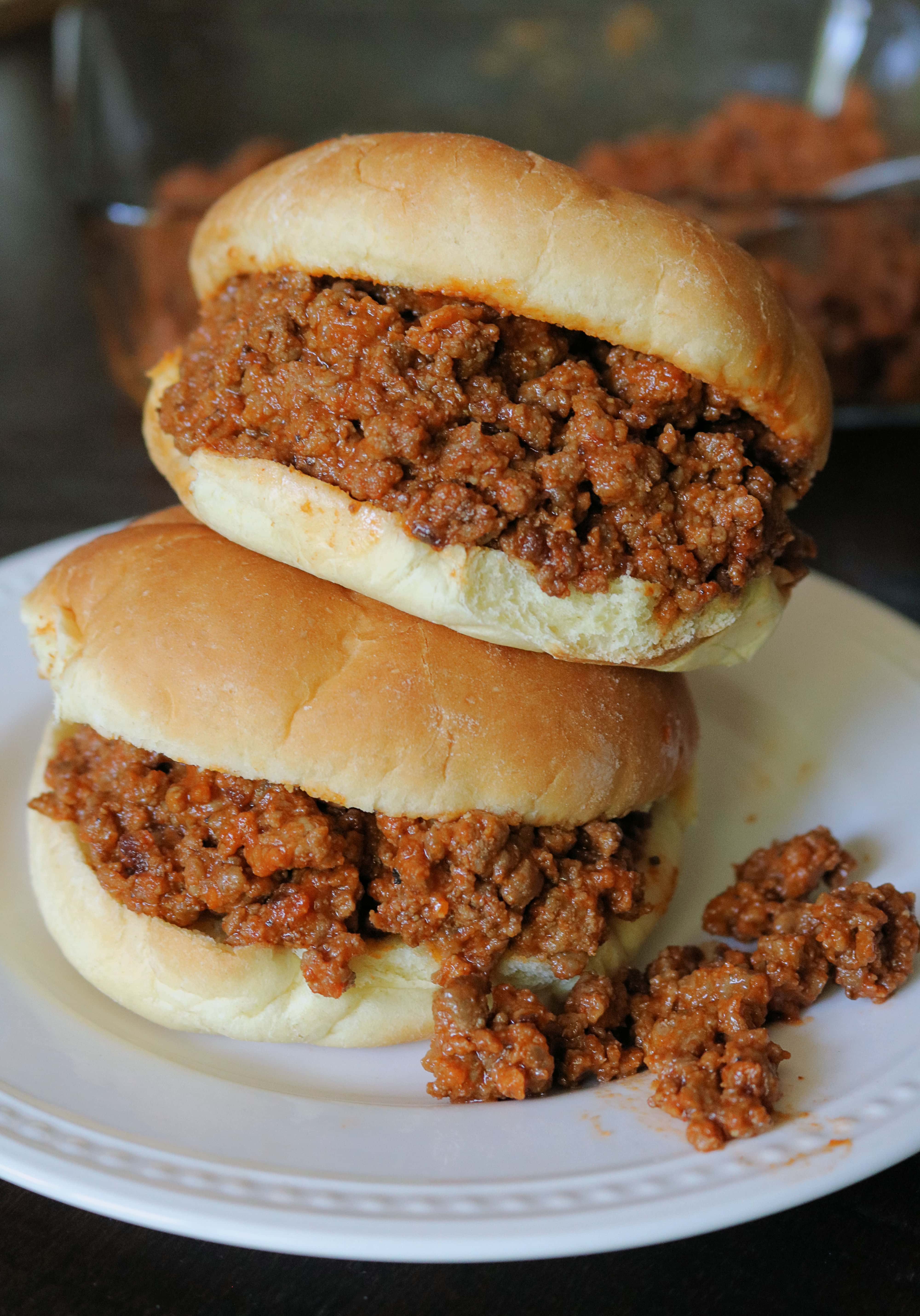 Easy Homemade Sloppy Joe Sandwiches (20 Minute Recipe) - Kindly Unspoken